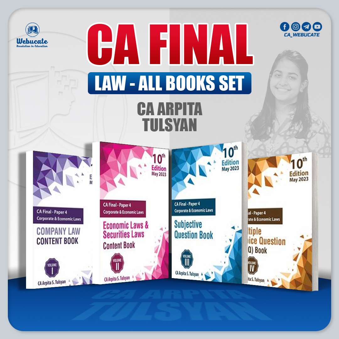 CA FINAL LAW - All Books Set - New Edition - Dreamlaw